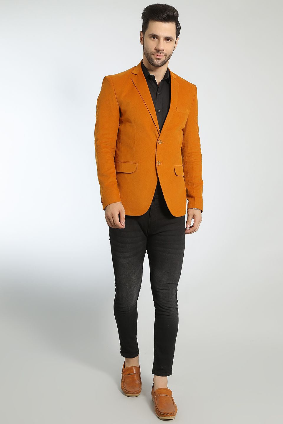 yellow blazer combination